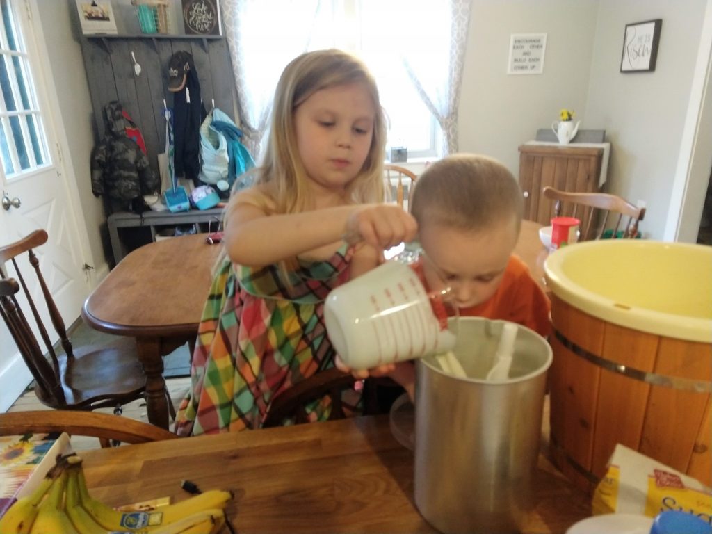 Making Ice Cream with Kids - We Six Gricks